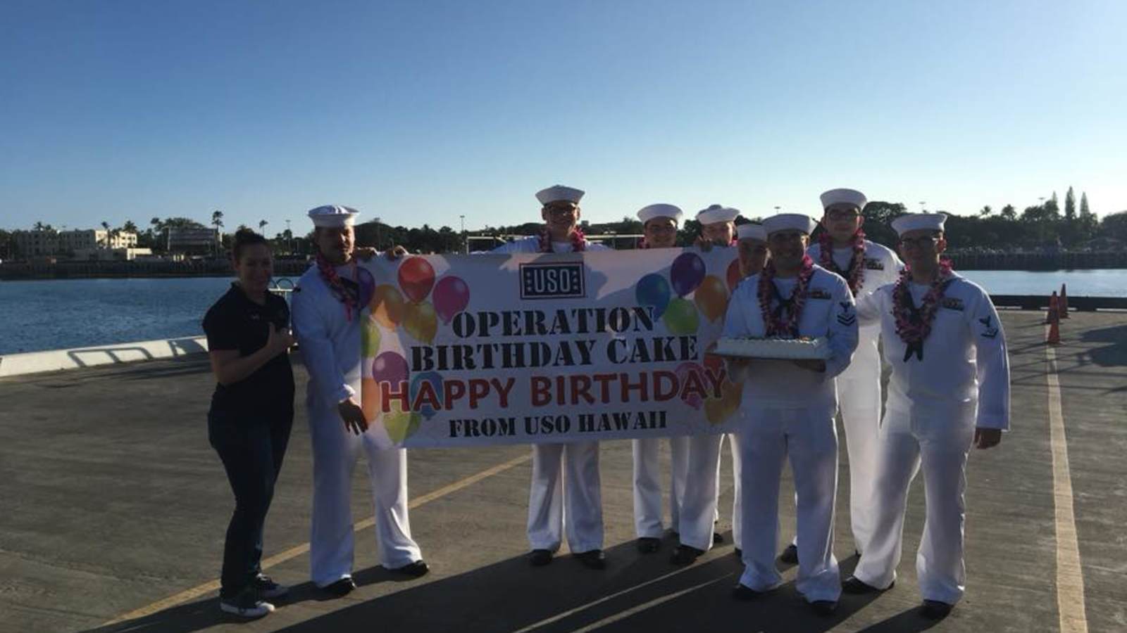 Operation Birthday Cake Is Under Way! • USO Hawaii