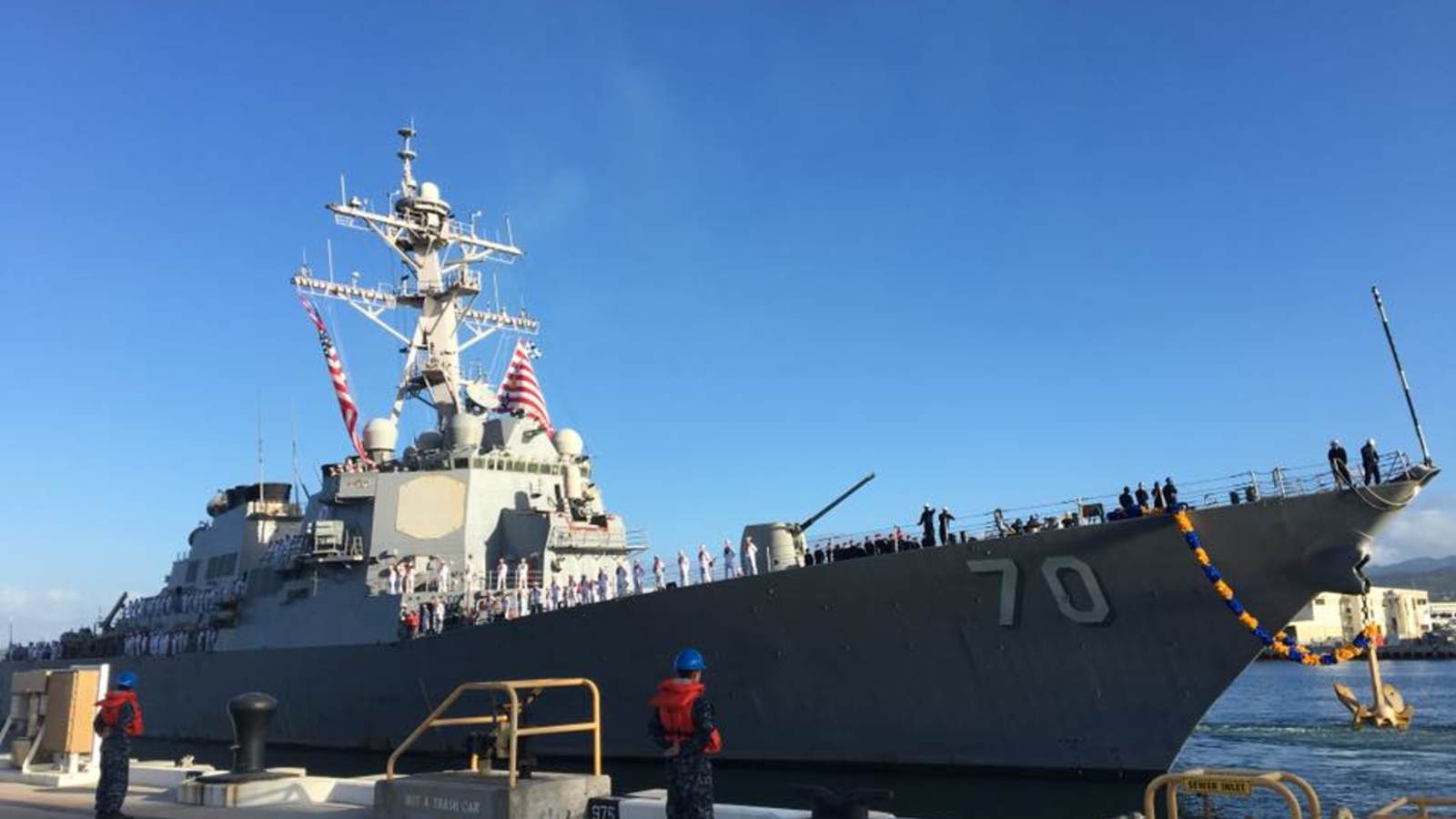 Welcome Home USS Hopper! • USO Hawaii